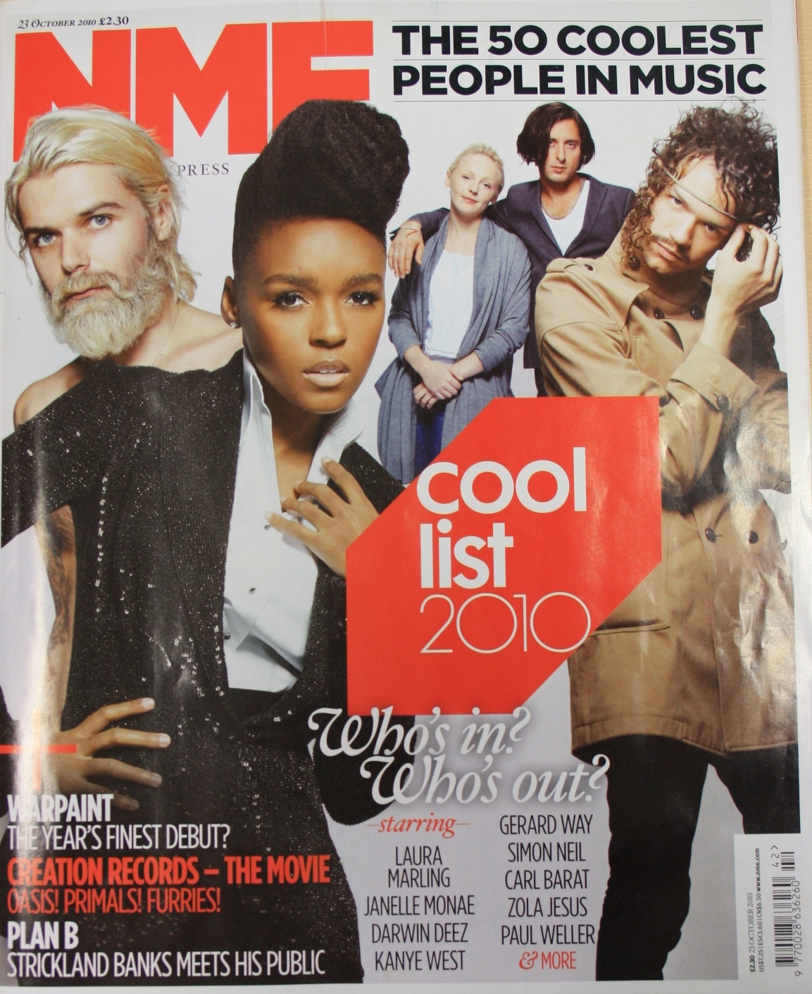 AdeleJohnson-MediaPortfolio: NME - Front Cover
