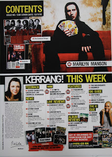AdeleJohnson-MediaPortfolio: Kerrang! - Contents Page