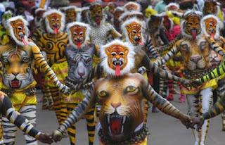 Pulikali during Onam in Kerala – Pulikali – The Dance of the Tiger ...