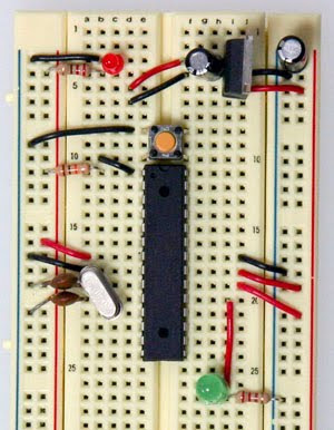 My electronics lab: How breadboard can connect electronics components?
