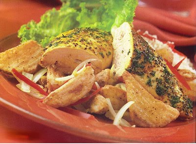 Recetas On-Blog: PECHUGAS DE POLLO AL CILANTRO