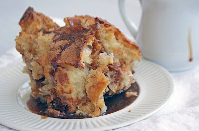 Bread Pudding with Espresso Syrup - Dinner With Julie