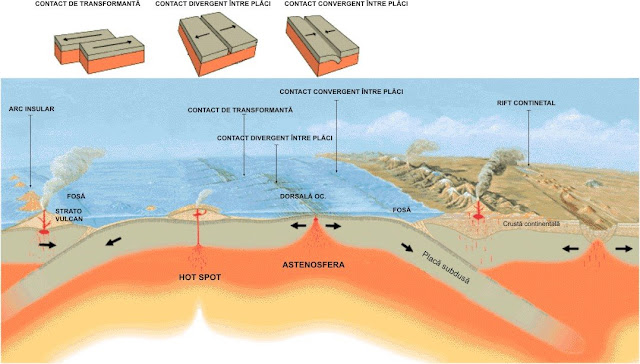 Oceanografie: 4. Tectonica plăcilor. Relieful fundurilor oceanice