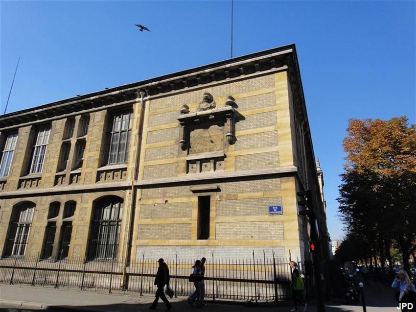 Paris-bise-art : Cadran solaire - Lycée Buffon