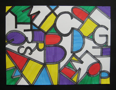 Alphabet Art • TeachKidsArt