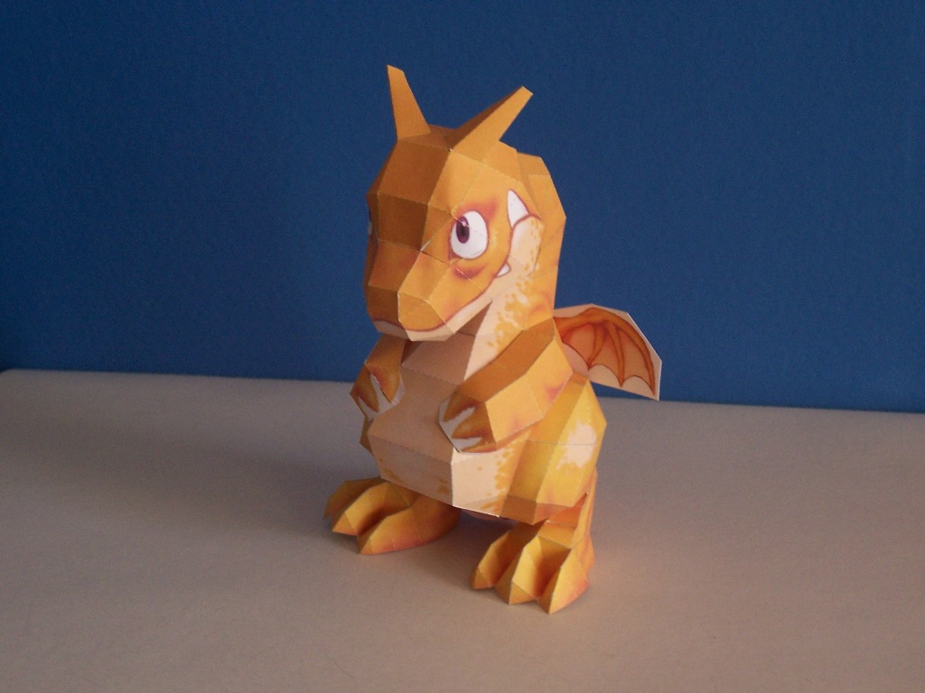 Papercraftspace: Pepakura Dragon