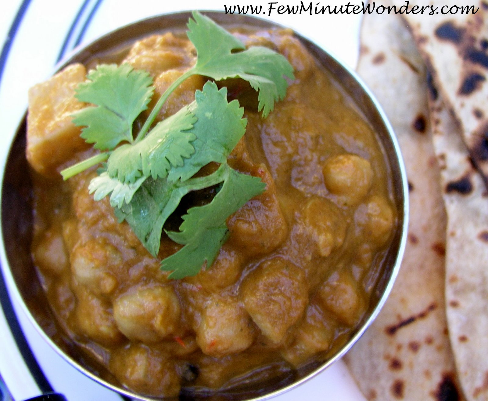 Channa Masala Or Chole - Few Minute Wonders
