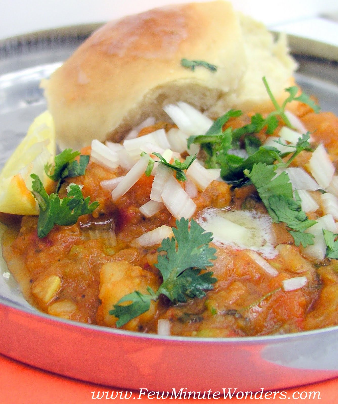 Pav Bhaji For 100 - Few Minute Wonders