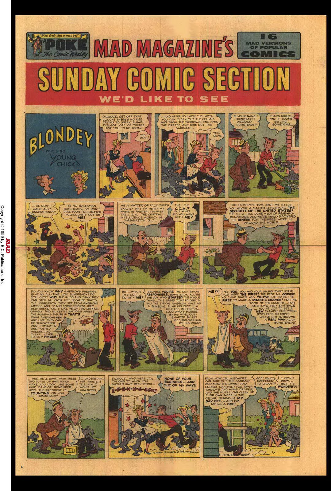 Hairy Green Eyeball II: Worst from Mad Sunday funnies