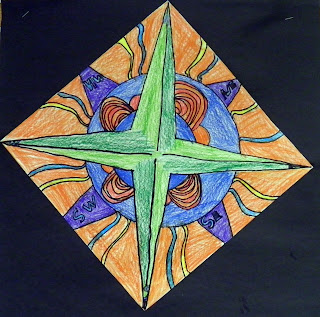 Livingston Art Room: Third Grade - Compass Rose