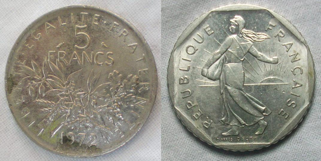 World of Coins: France 5 franc