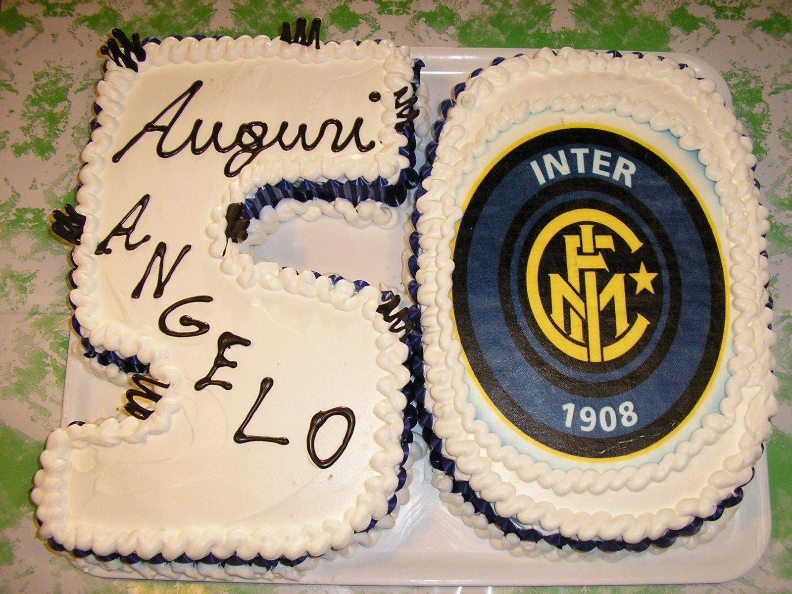 Le Torte: TORTA A FORMA DI 50 INTER