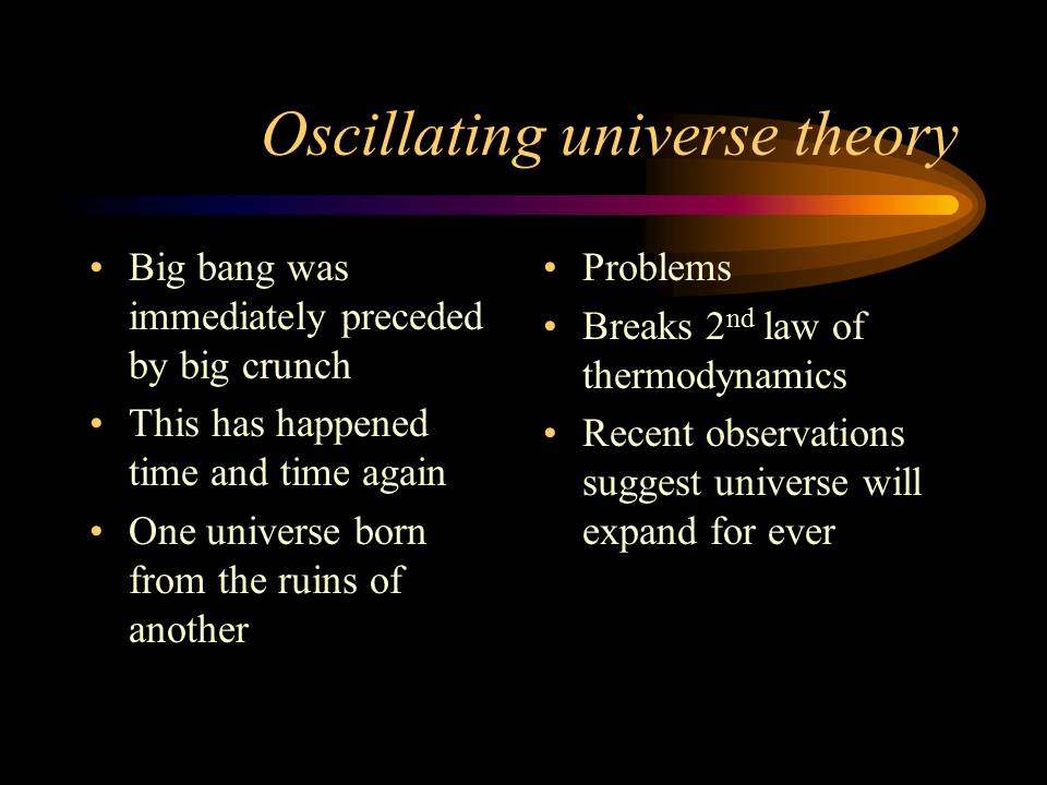 GCSE Physics: y10 Space lesson 10 Big Bang Theory