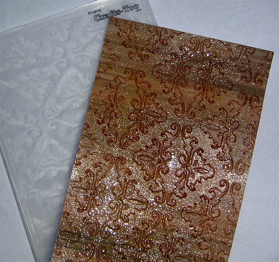 ikki's cuttlebug cupboard: Tippy Thursday - Embossing embossed patterns