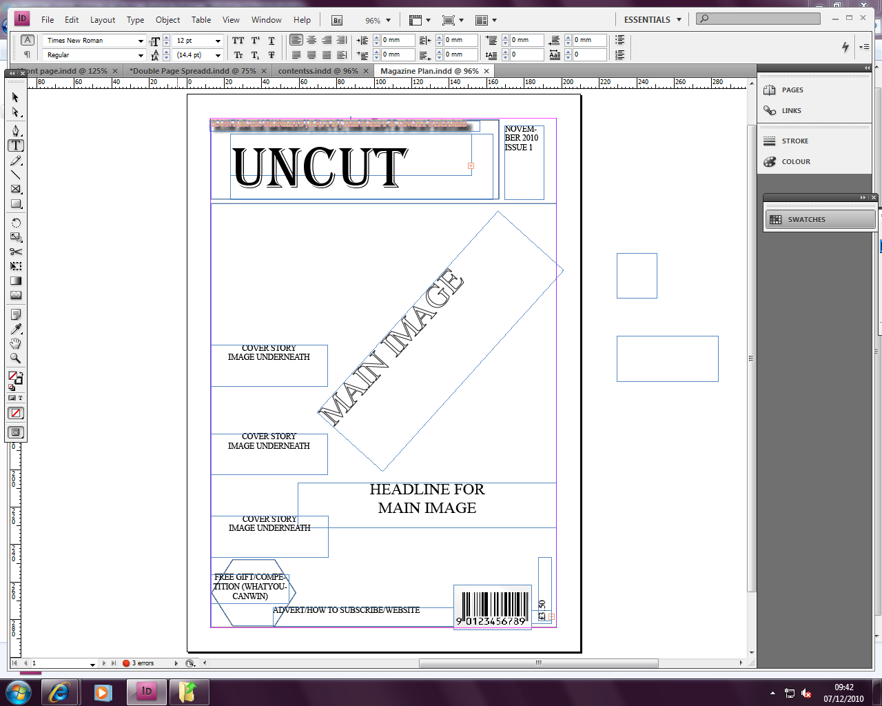 Alison Wolsey AS Media: Block Layout - Front Cover