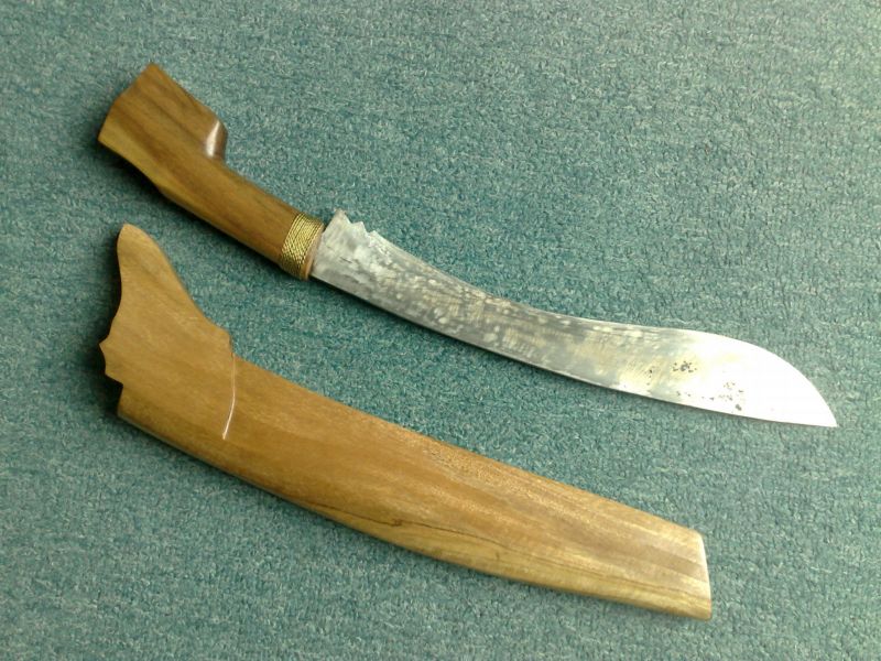 Koleksi Pisau, Parang Dan Golok: Parang Sri Aman Kayu Leban