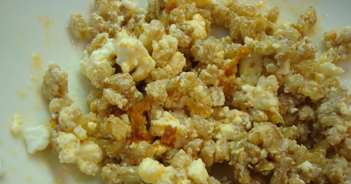 Adventures in Cookery: Faux Trahana - Happy Birthday Sweet Lokuma!