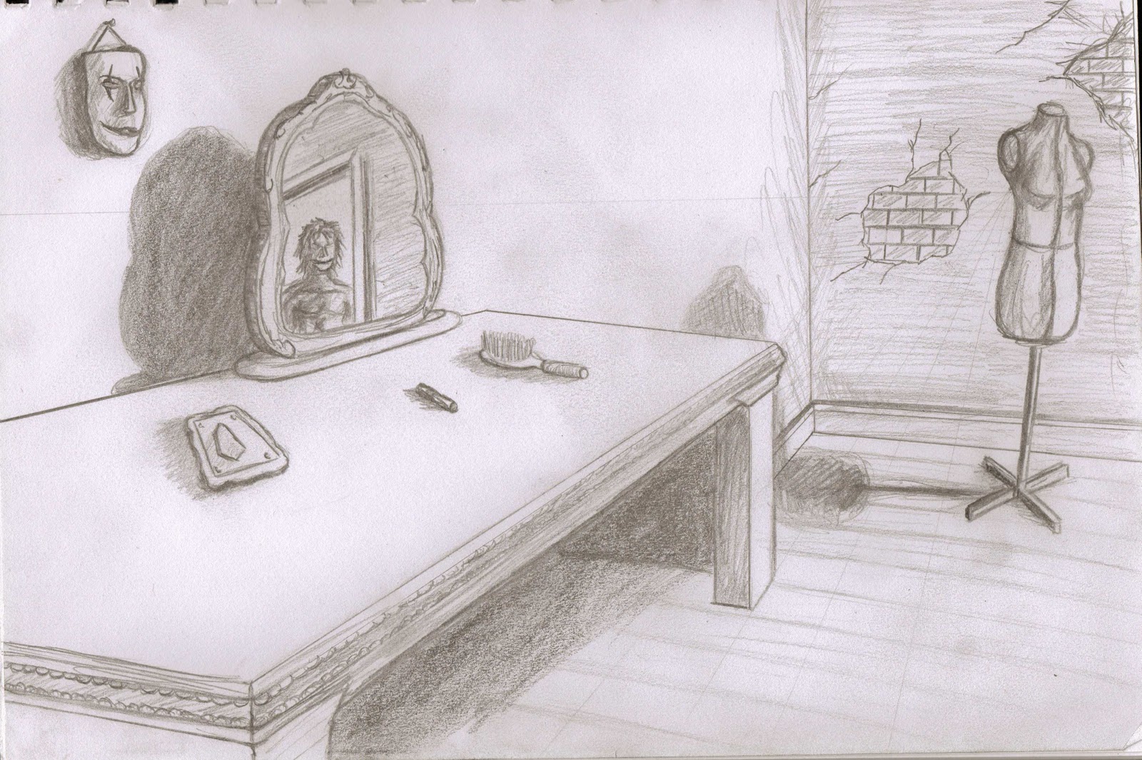 Lavey's Blog: Final Scene Sketch development