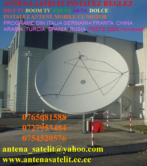 ANTENE SATELIT DIGI TV BOOM TV AKTA ANTENA MOBILA
