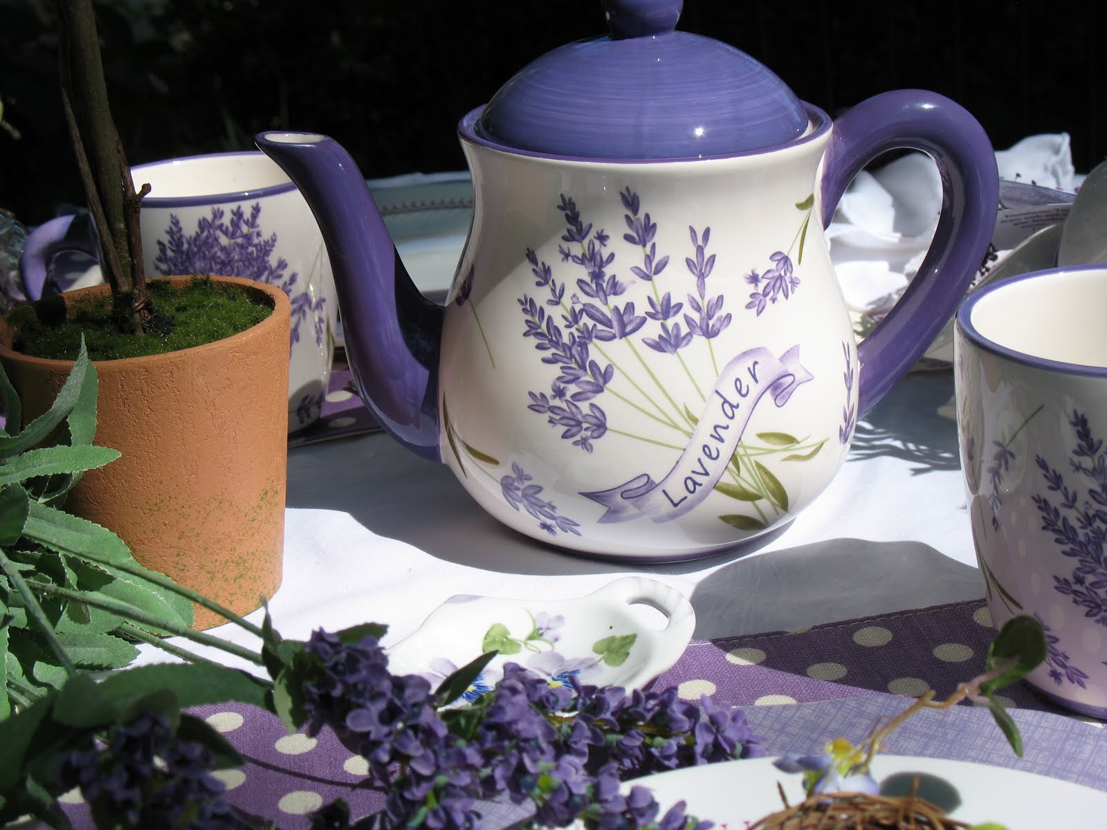 Miss Bloomers : Lavender Tea in the Garden