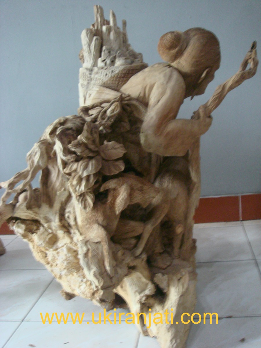 GAMPANG 3 COLUMN| Seni Ukiran Akar Gembol Jati Blora - Jawa Tengah ...