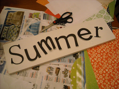 Keep Home Simple: Summer Sign