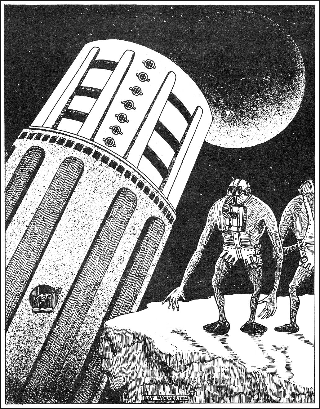 Strange New World: A Little Sci-Fi Inspiration from Basil Wolverton
