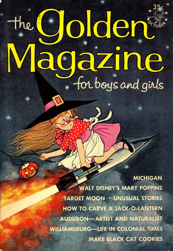 Neato Coolville: THE GOLDEN MAGAZINE GOES SPACE AGE FOR HALLOWEEN