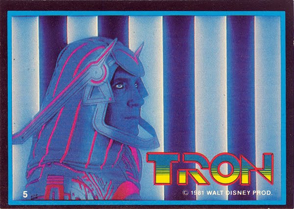 Neato Coolville: TRON TRADING CARD #7