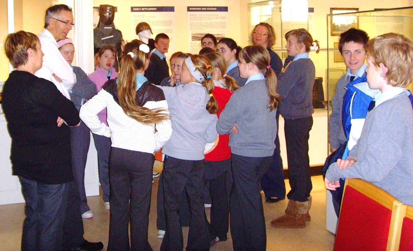 County museum photos: School visit to the Museum