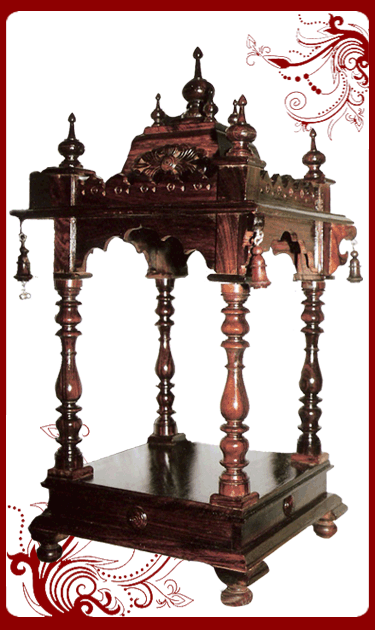 sakhi: POOJA CABINETS / POOJA MANDAPAM