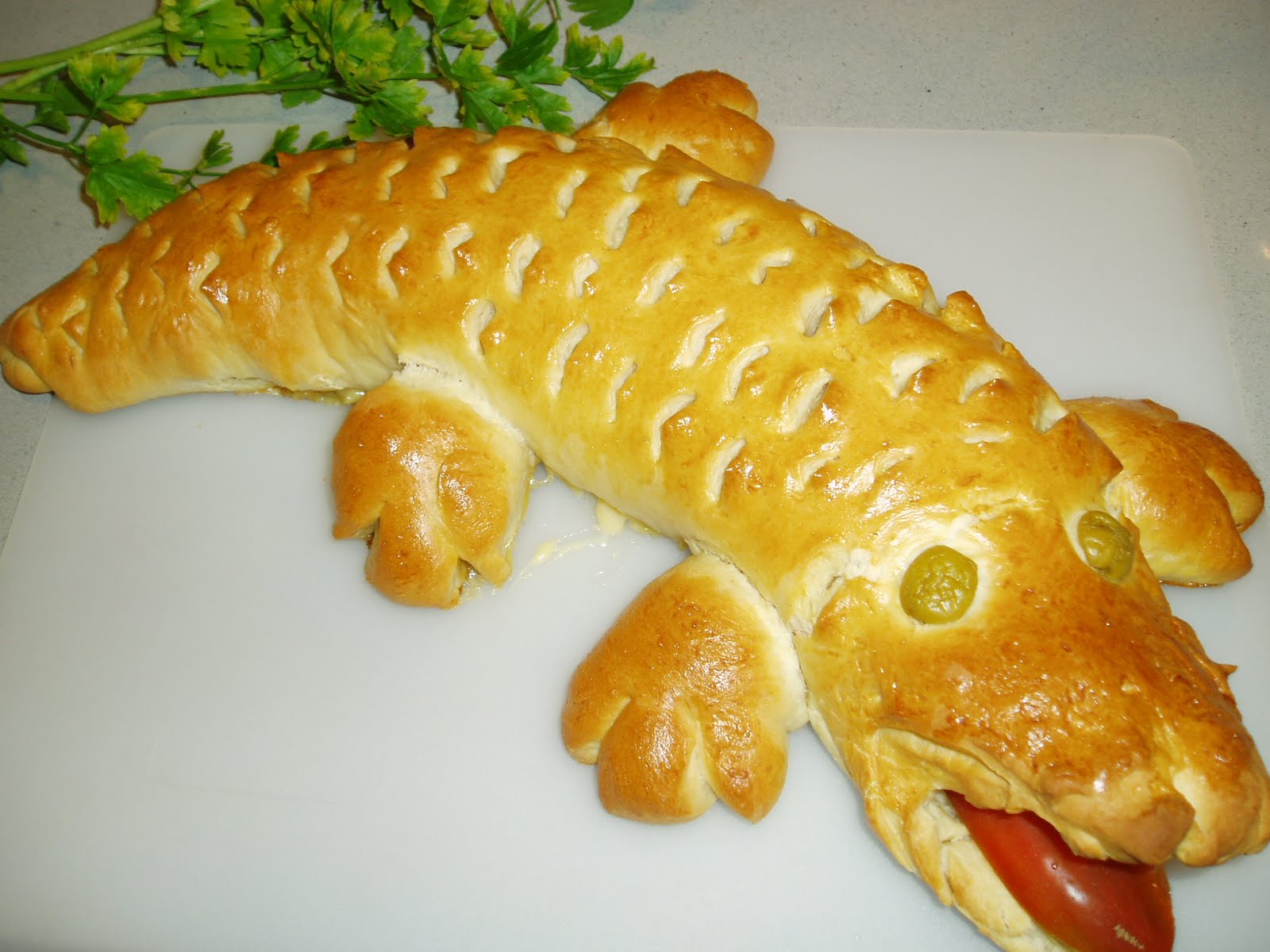 LA COCINA DE PINKY: COCODRILO RELLENO