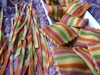 Home Cooking In Montana: Homemade Multi Colored Pasta