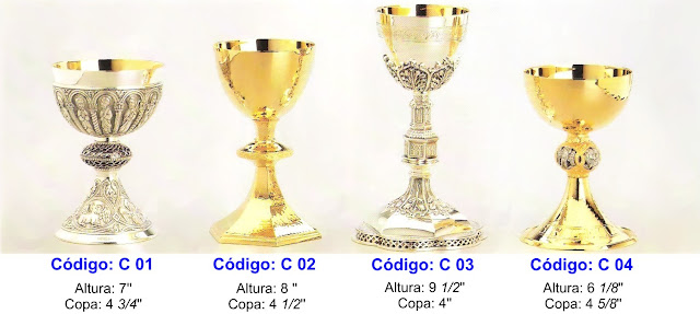"D'LITURGIA": CÁLICES Y COPAS