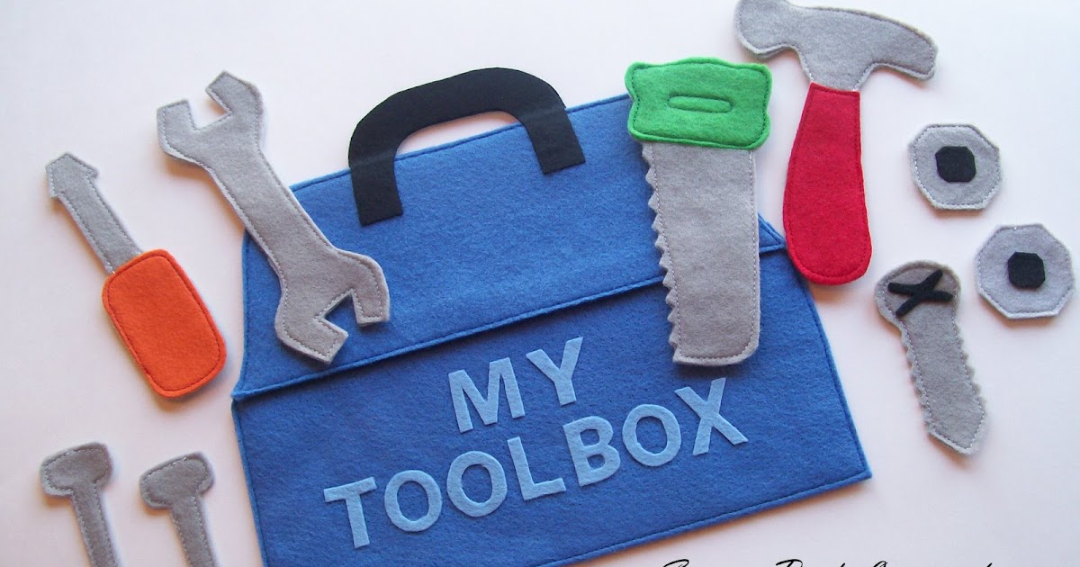 Serving Pink Lemonade: Felt Toolbox