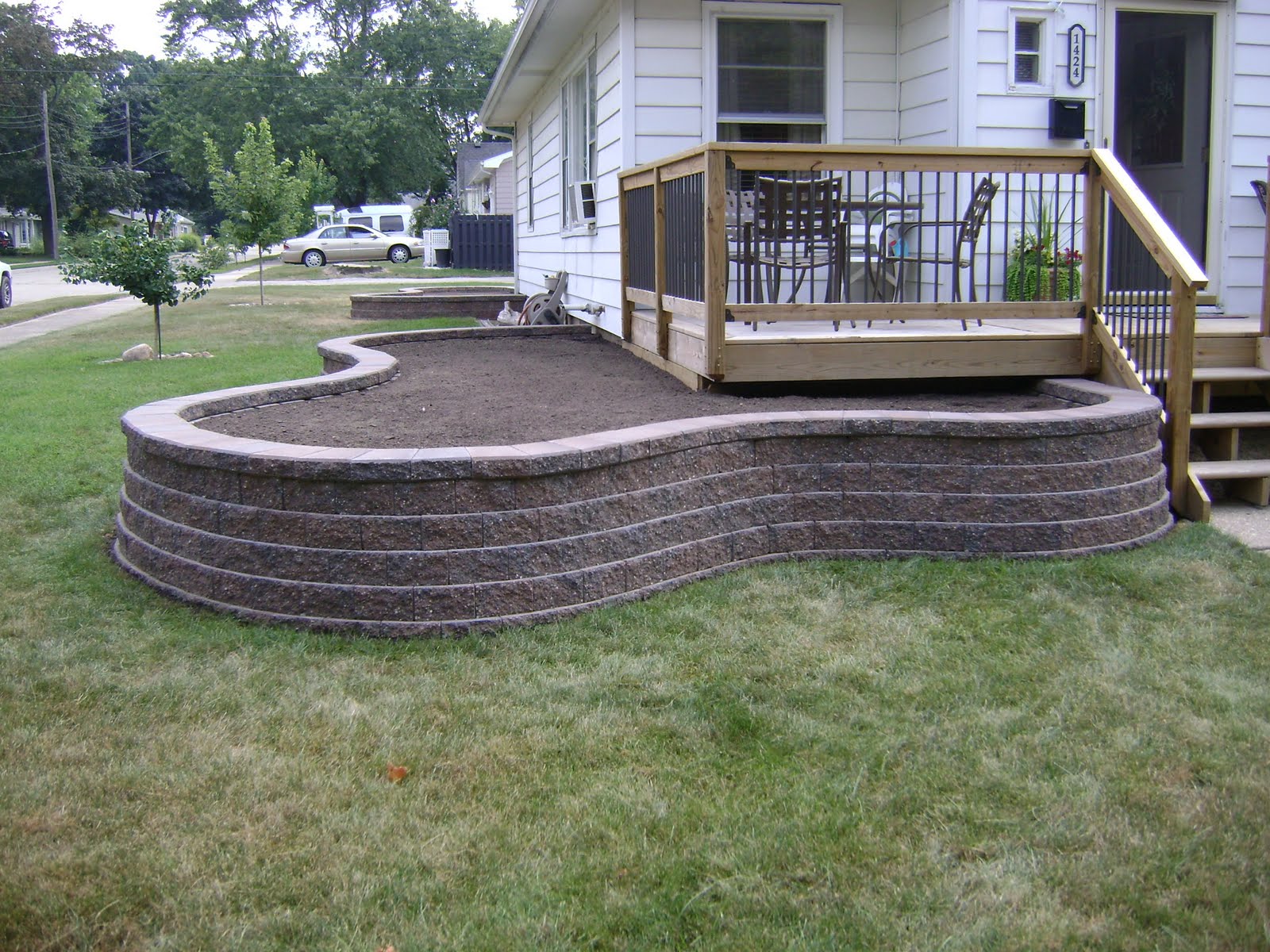 The Southwest Side of the Mitten: Retaining Wall 2
