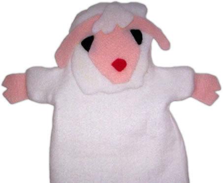 A peticion de una lectora que me pidio un titere de oveja aunque he ...