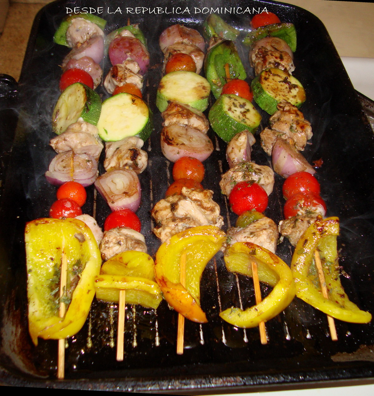 Receta de cocina: Pinchos : DESDE LA REPÚBLICA DOMINICANA