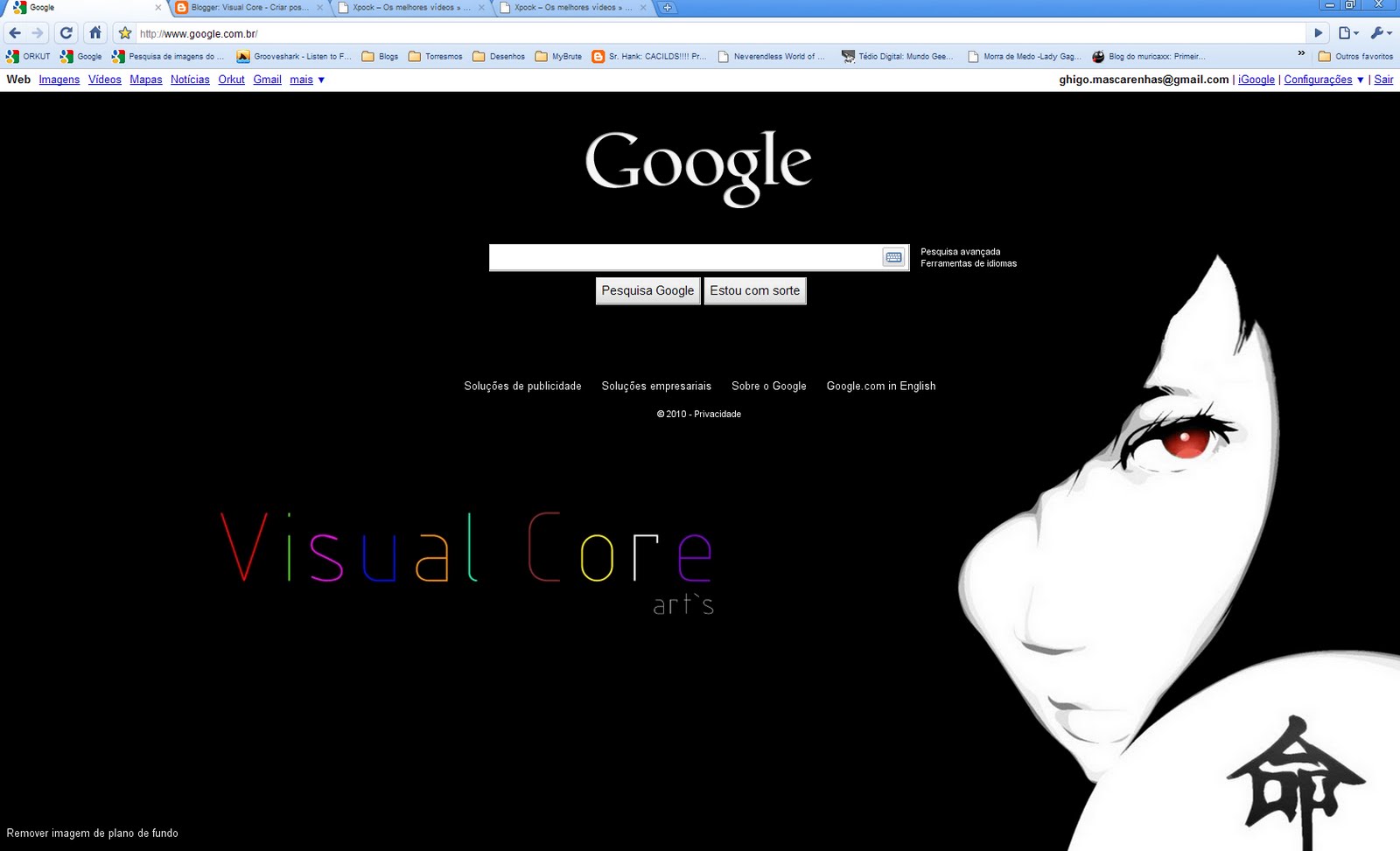 Visual Core: Já podemos personalizar página inicial do Google