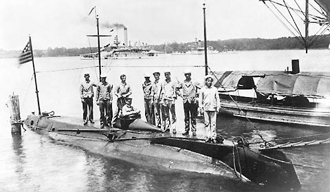 USN's first submarine