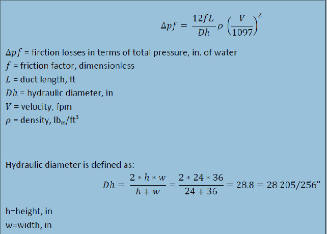 Revit MEP: Pressure Drop Calculation