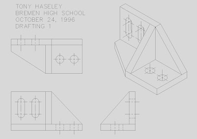 gym equipment: Multiview and Isometric Drawings by Tony Haseley