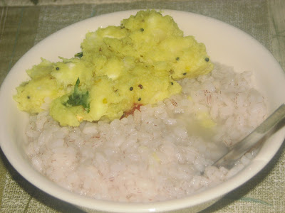 Ranji's Kitchen Corner: KANJI and KAPPA(yucca)