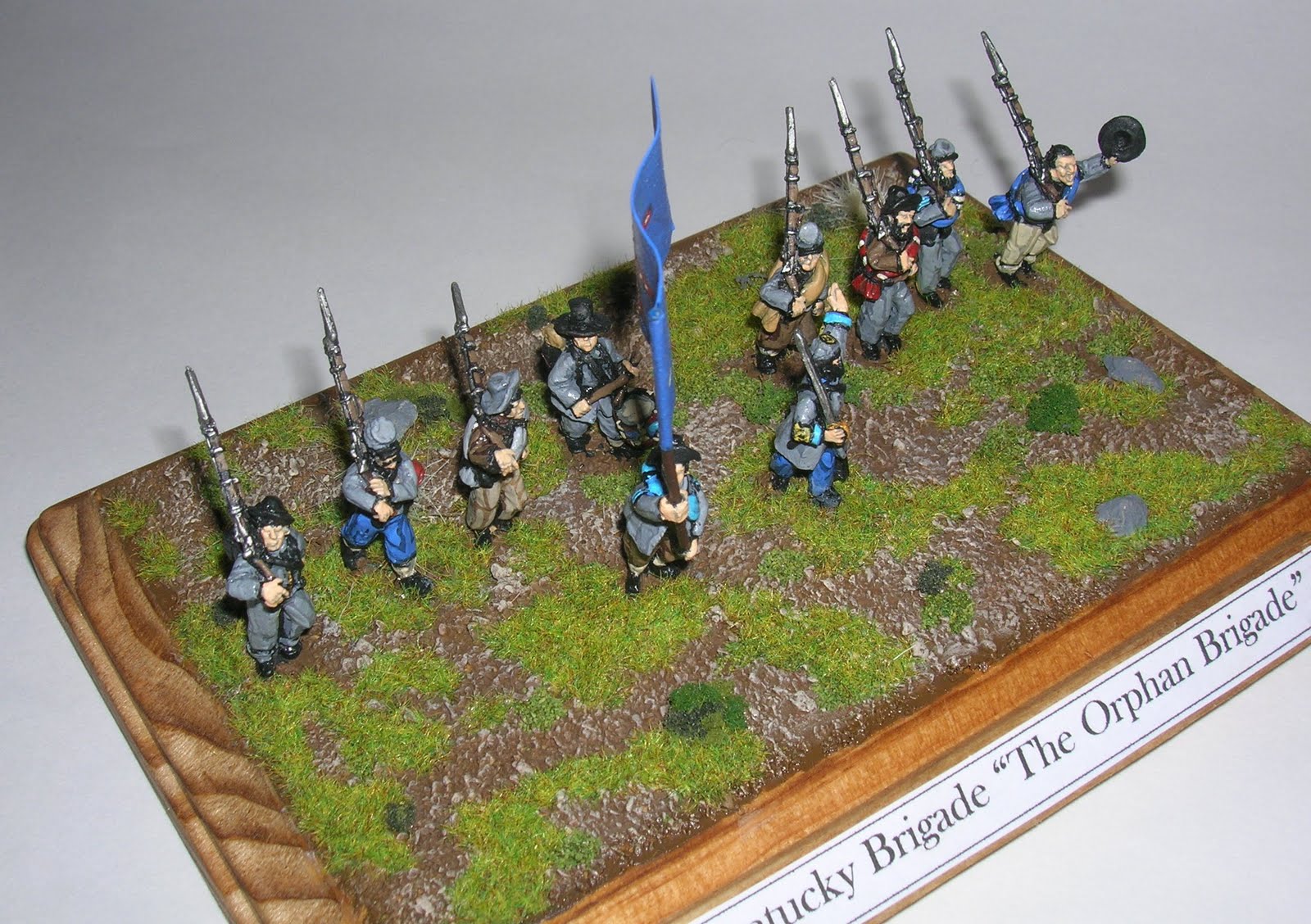 J's Miniature Civil War: Orphan Brigade Diorama Finished!