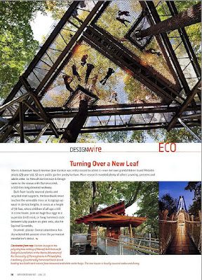 Morris Arboretum: Tree Adventure Featured on Interior Design magazine