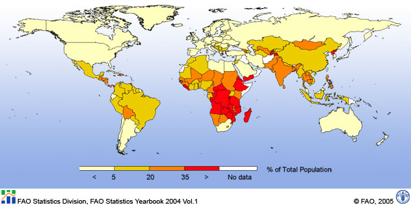 CENTRO DI GRAVITA' PERMANENTE: LA FAME NEL MONDO 2010 FAO DELL'ALIMENTAZIONE