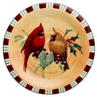 Christmas Cardinal Dinnerware Dishes on Sale: Christmas Cardinal ...