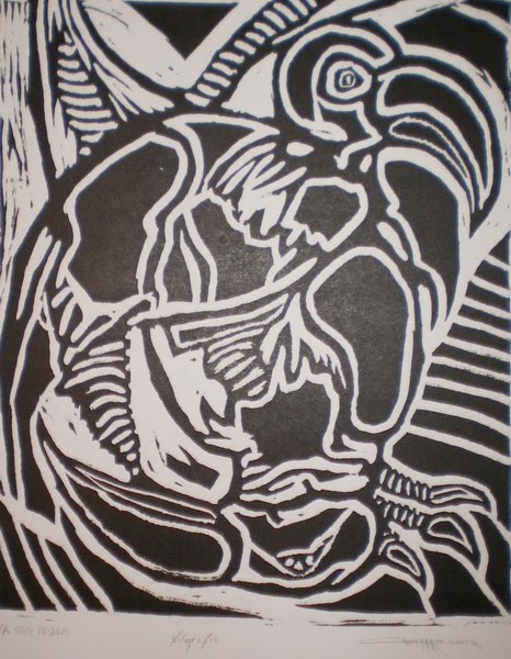 Adrian Chaparro Artes: Serie Pájaros y otras Aves - Grabados II