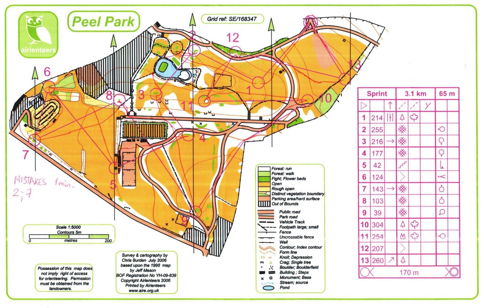 Orientēšanās kartes: Peel Park (Bradford)