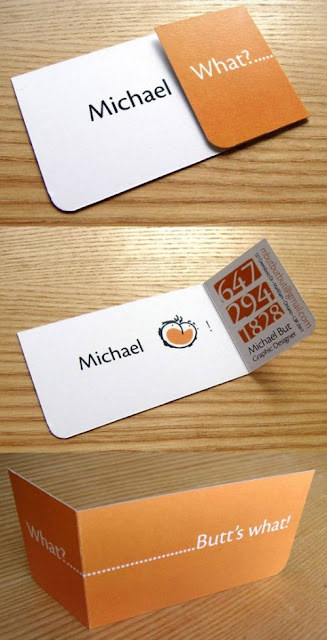 Redd Marketing Newsletter: Funny Business Cards-Think outside the box.